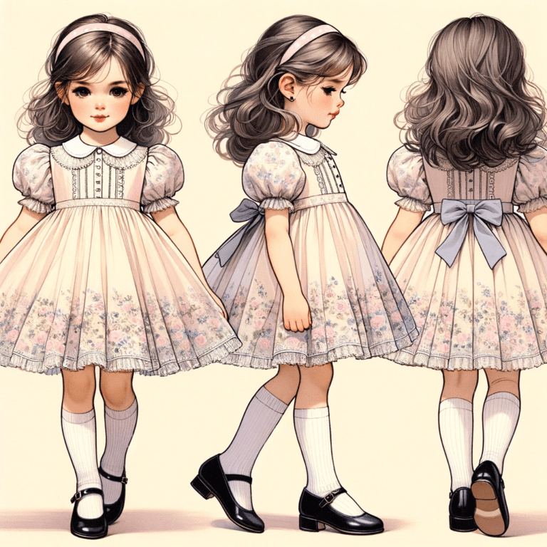 Todo sobre el estito Coquette en niñas - Infantiles Nutria